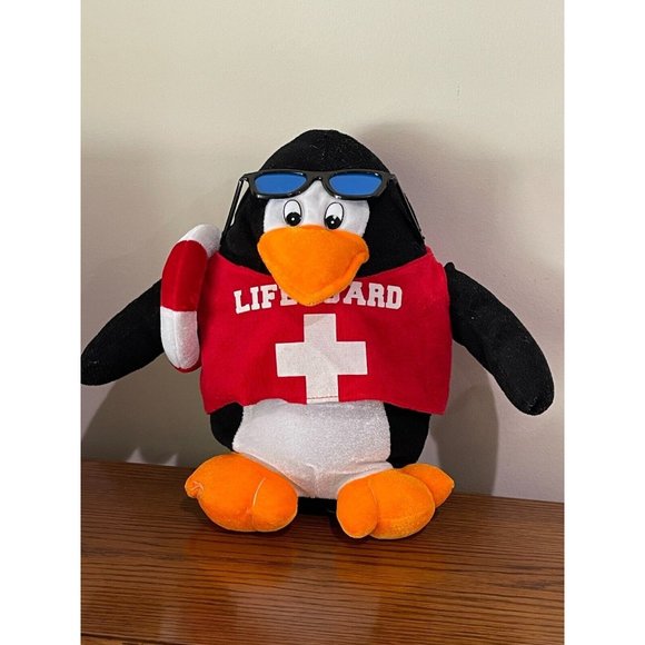 Toys | Kellytoy Lifeguard Penguin Stuffed Plush Toy With Sunglasses 12 ...
